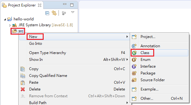 菜鳥工程師 肉豬: 在Eclipse撰寫你的第一支Java Hello World教學
