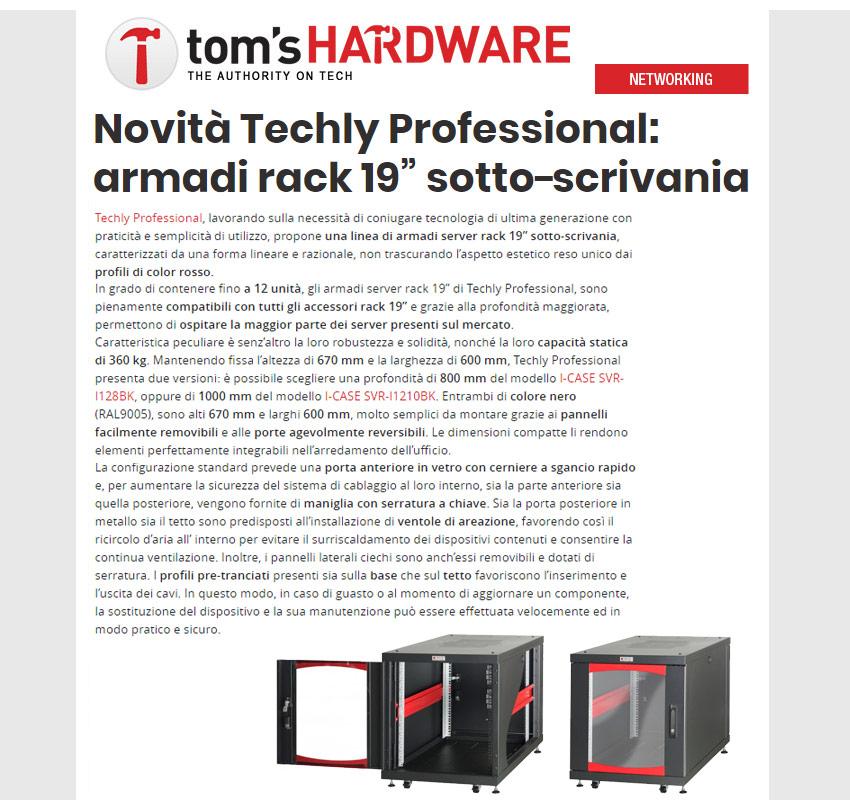 Under-desk Server Rack 19" Rack 600x800 12 Units Black - Server Rack ...