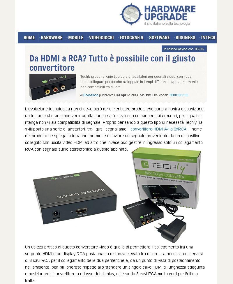 Convertitore HDMI AV a 3xRCA - TECHLY
