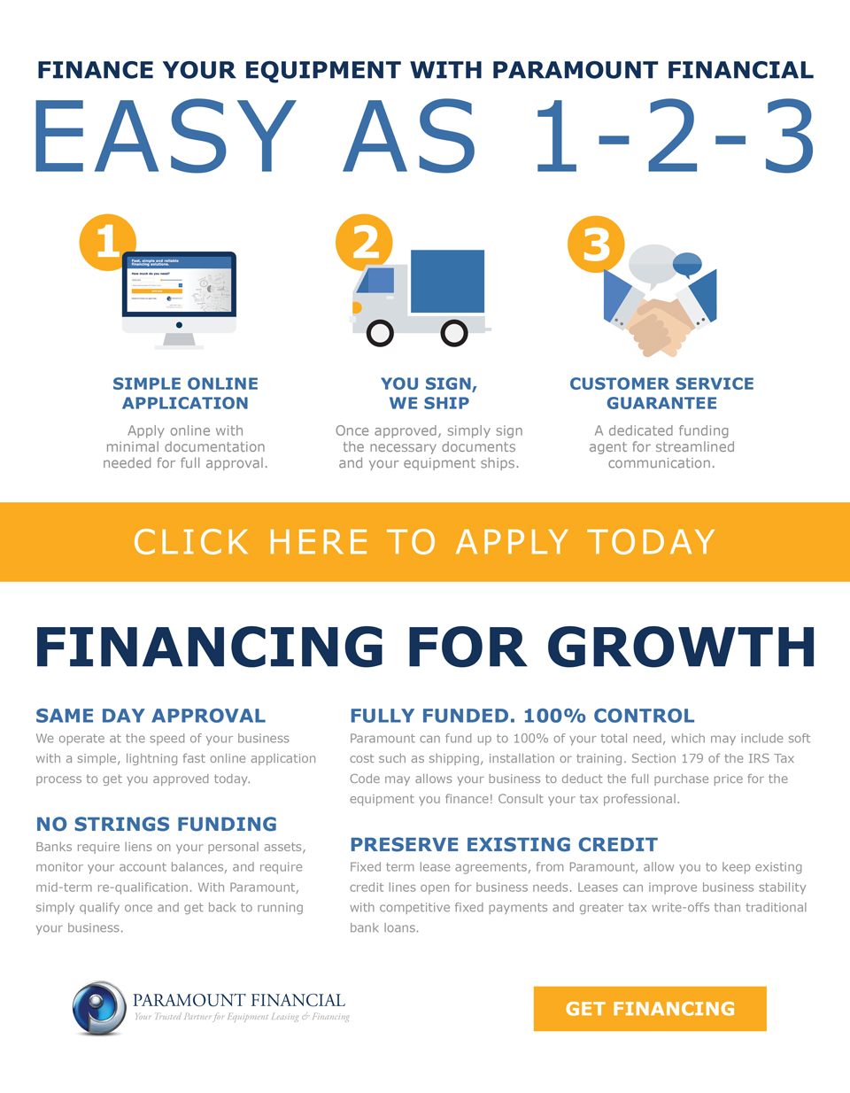 Business Financing with Paramount Financial | MAG Custom