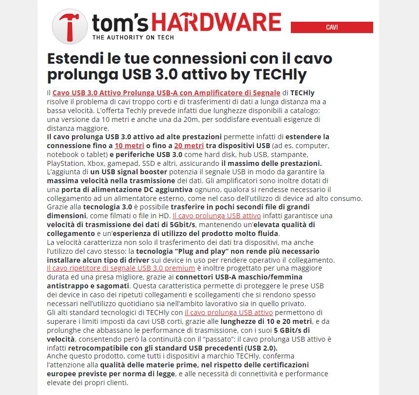 Active USB 3.0 USB-A Extension Cable with 3 Signal Booster Chipset 20m ...